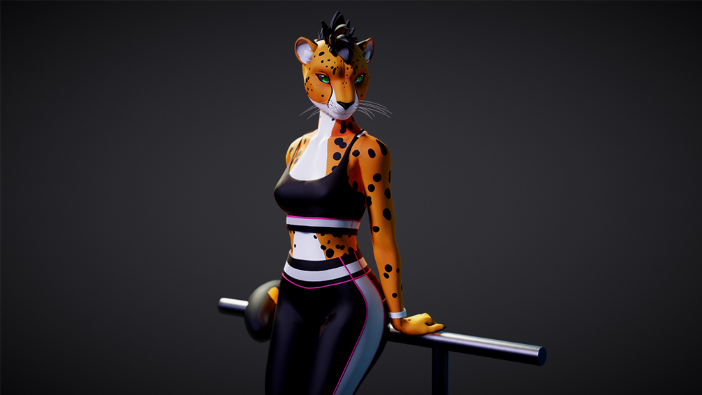 Winterpaw's VRChat Cheetah