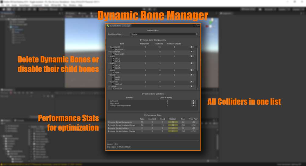 Dynamic Bone Manager