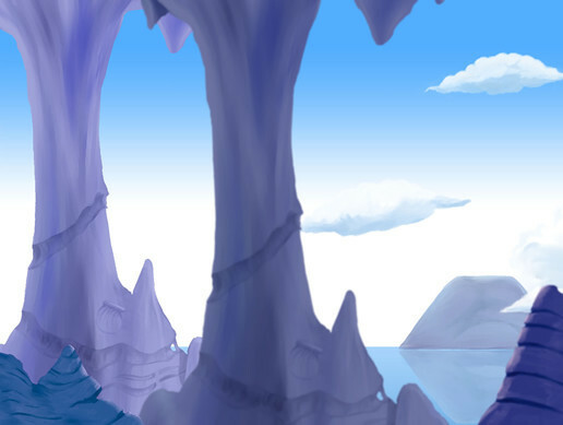 2D Beach Side-Scroller Game Asset