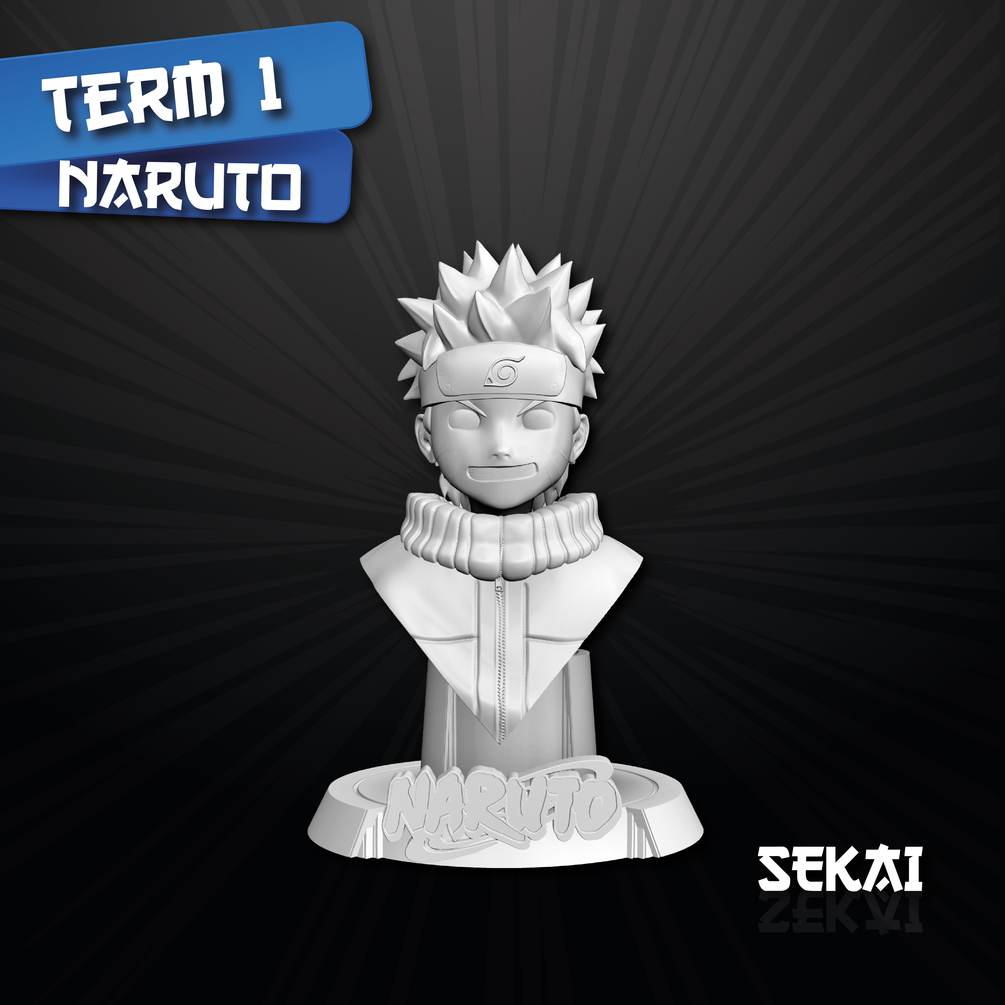 Naruto Bust - Sekai 3D Models - Tested and Ready for 3D printing