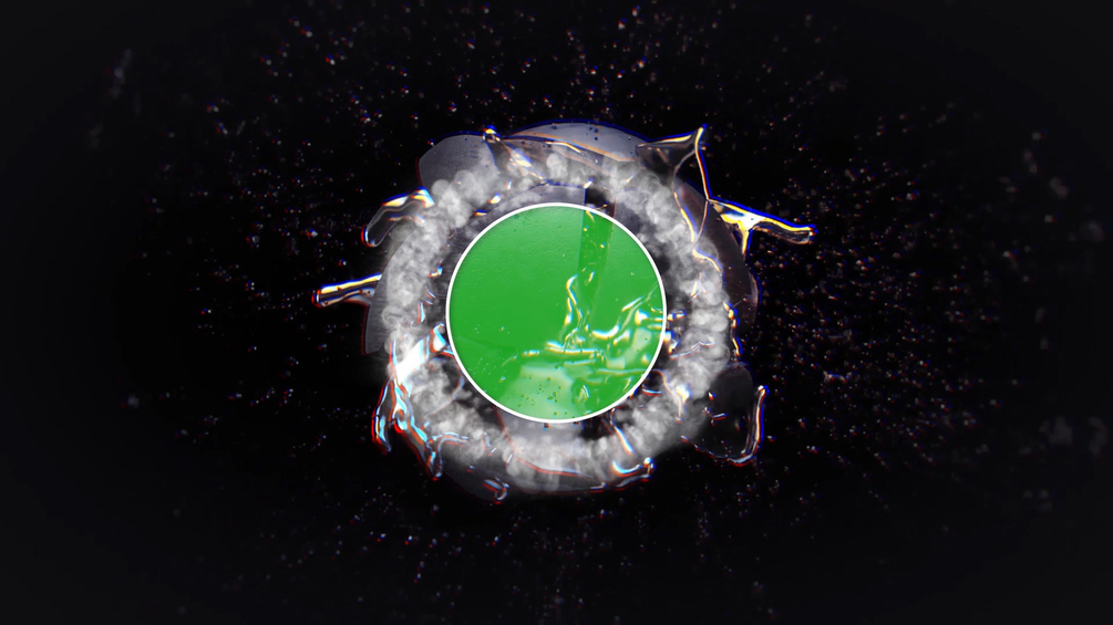 Logo Intro Green Screen with Sound Effect