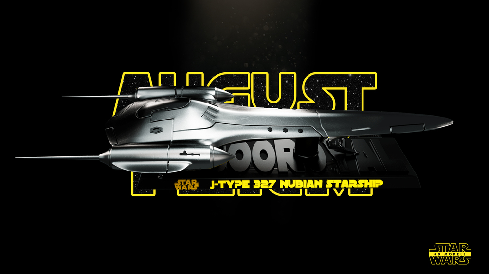 Naboo Royal Ship - Star Wars 3D Models - Tested and Ready for 3D printing