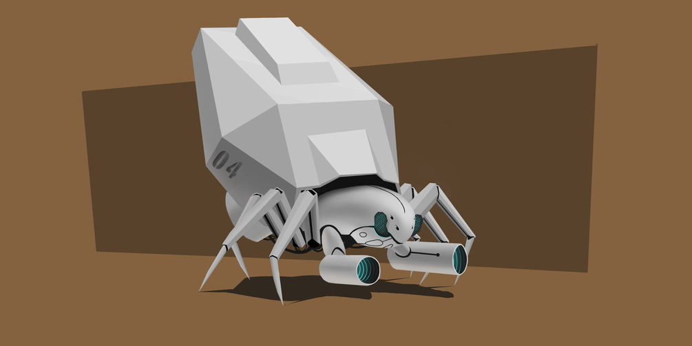 Mech Crab Speedpainting