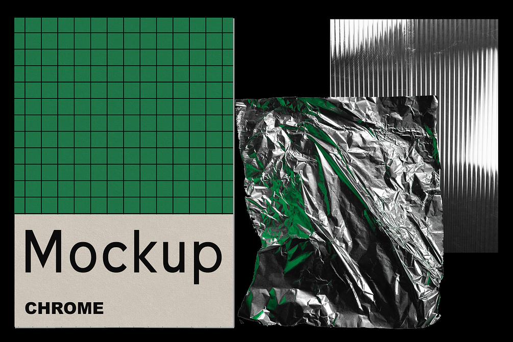 CHROME - Foil Stationary Mockup