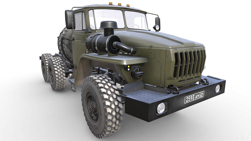 RUSSIAN MILITARY TRUCK URAL-4320