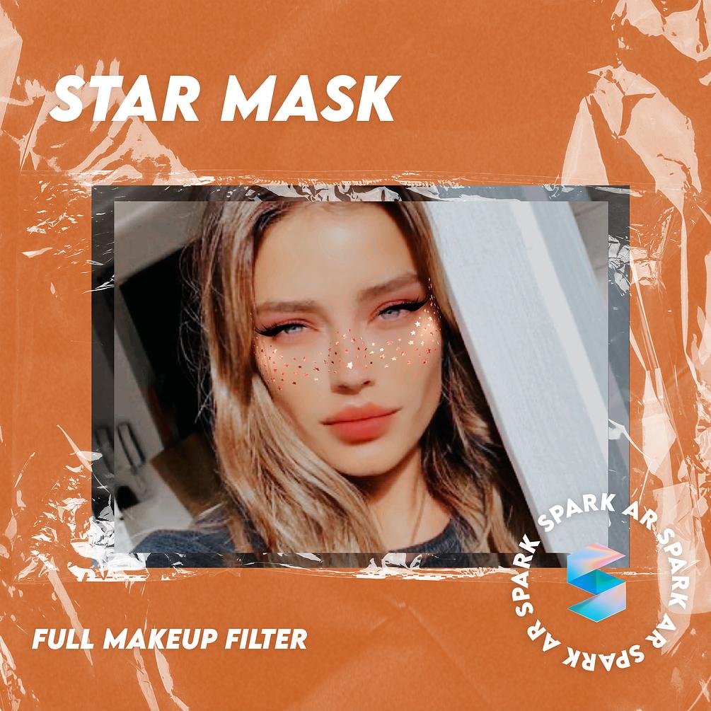 Spark AR - Star Mask Makeup by @xbrenor + 2D Lashes + MILLIONS OF ...