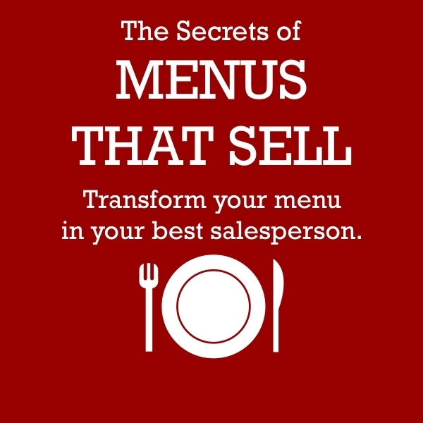 The secrets of menus that sell