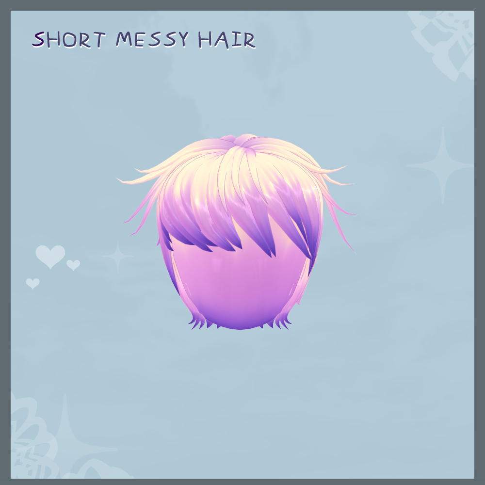 [MMD] Short Messy Hair