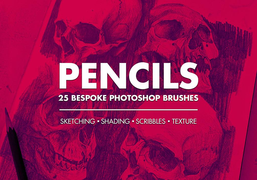 Pencil Brush Set for Photoshop