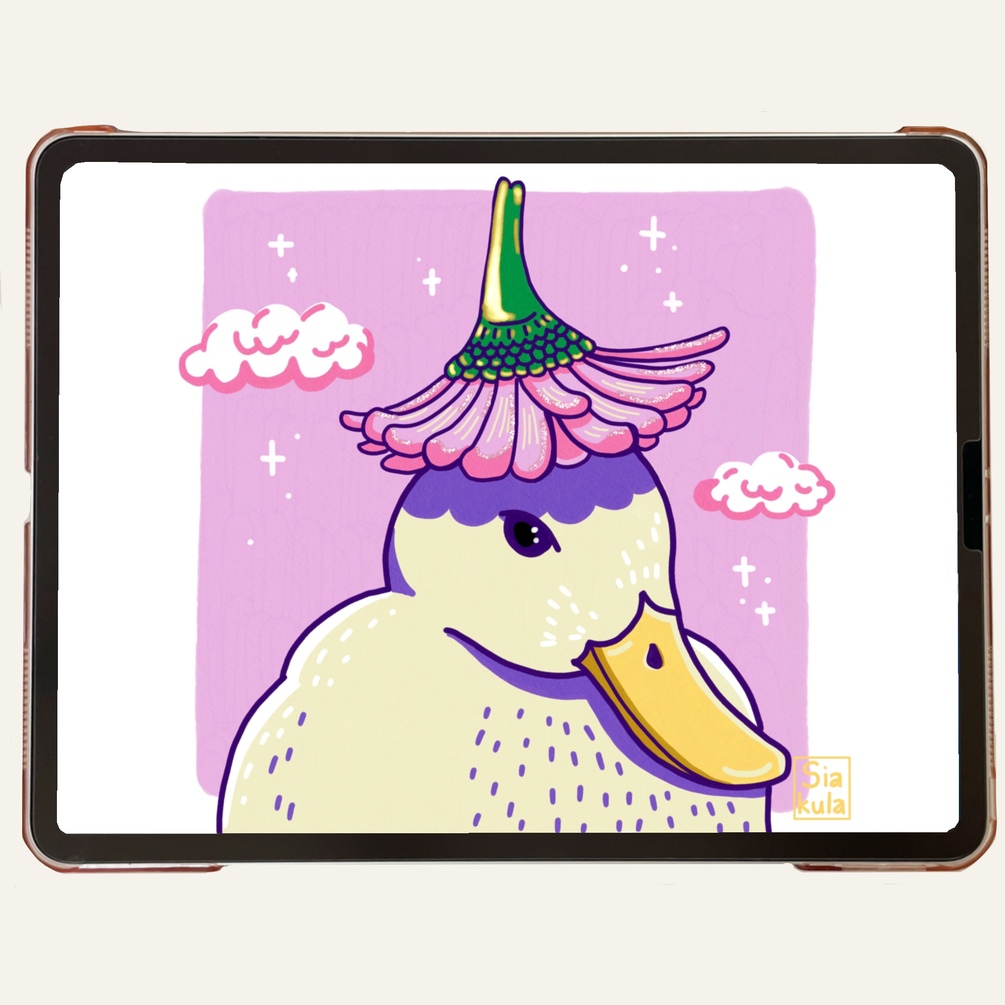 Duck drawing tutorial