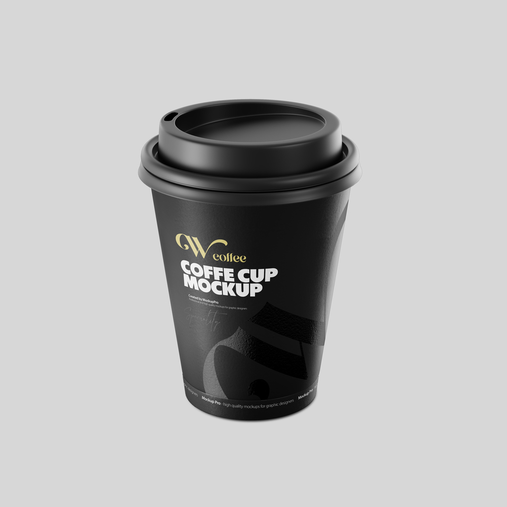 Paper cup mockup - PSD