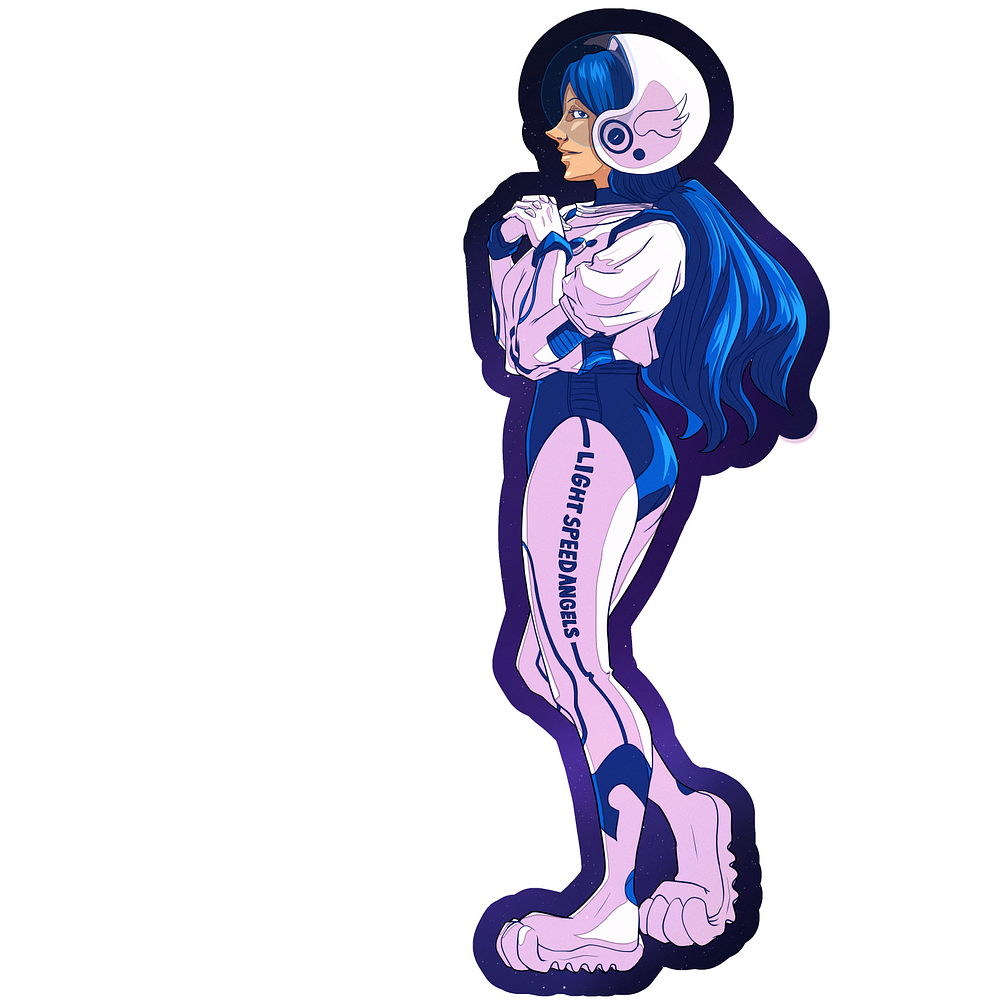 LSA Blue Holo Sticker