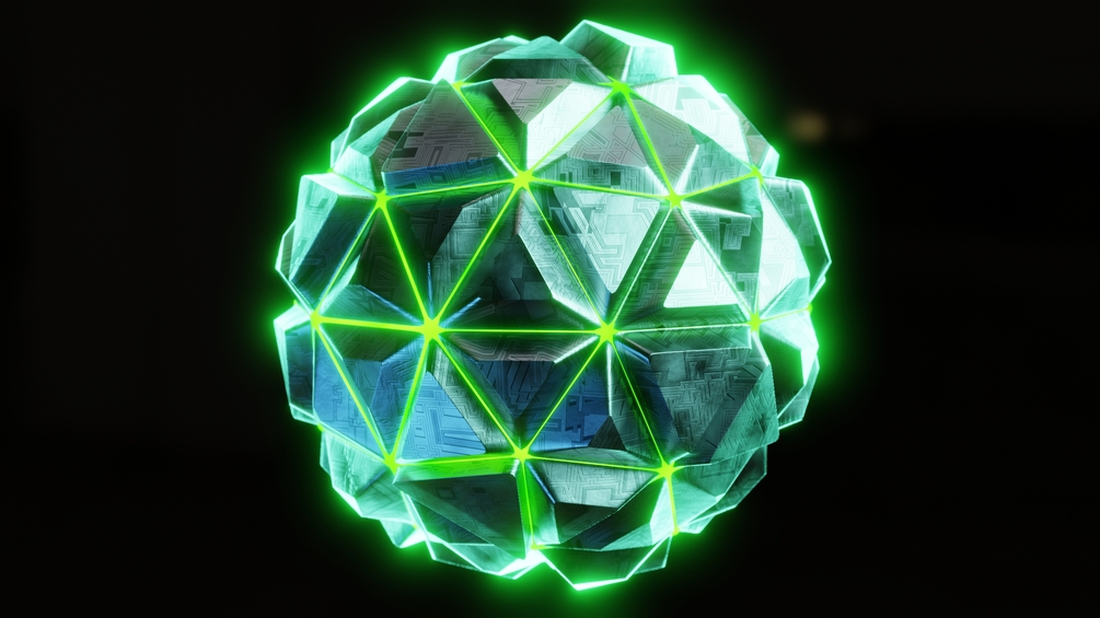 Sci-Fi Alien Orb-Geometry Nodes-Animation Loop