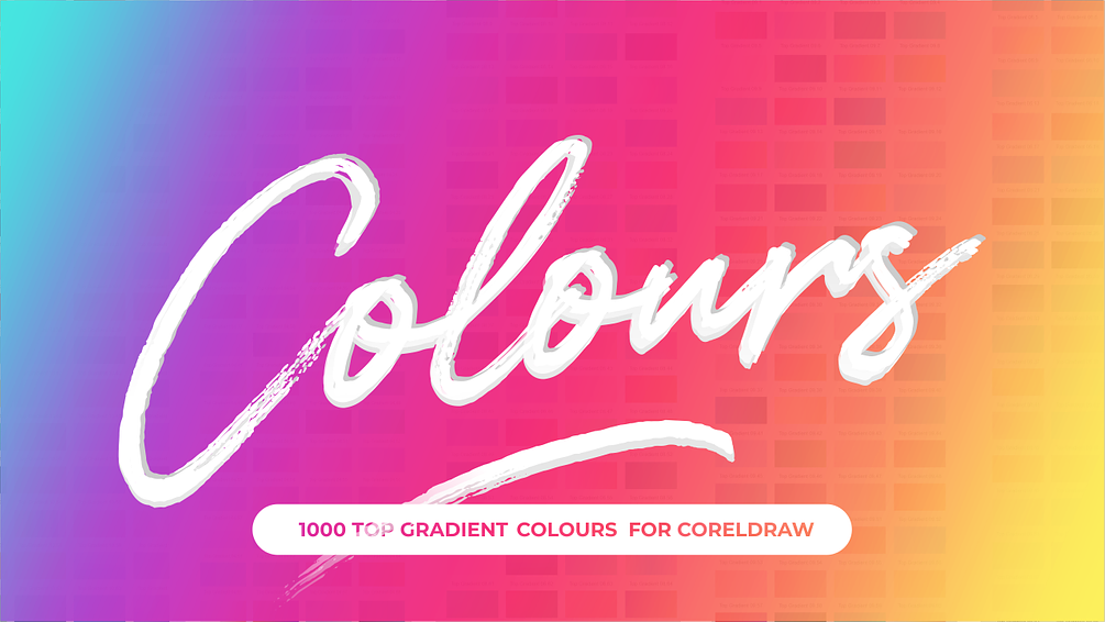 1000 Top Gradient Colours For CorelDraw