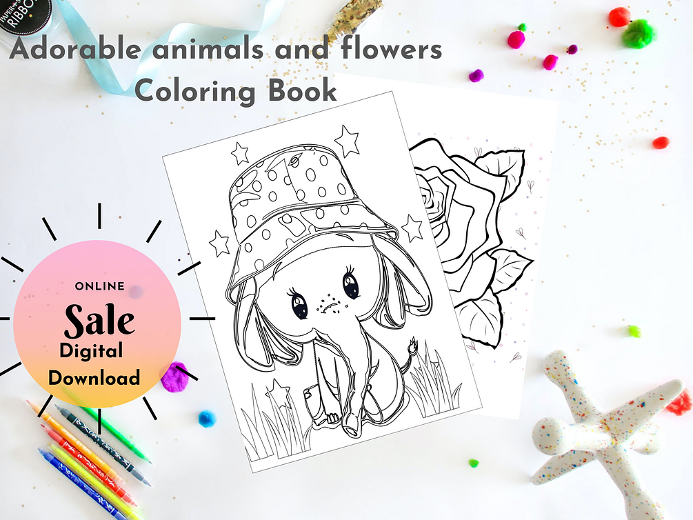 Adorable Coloring Book