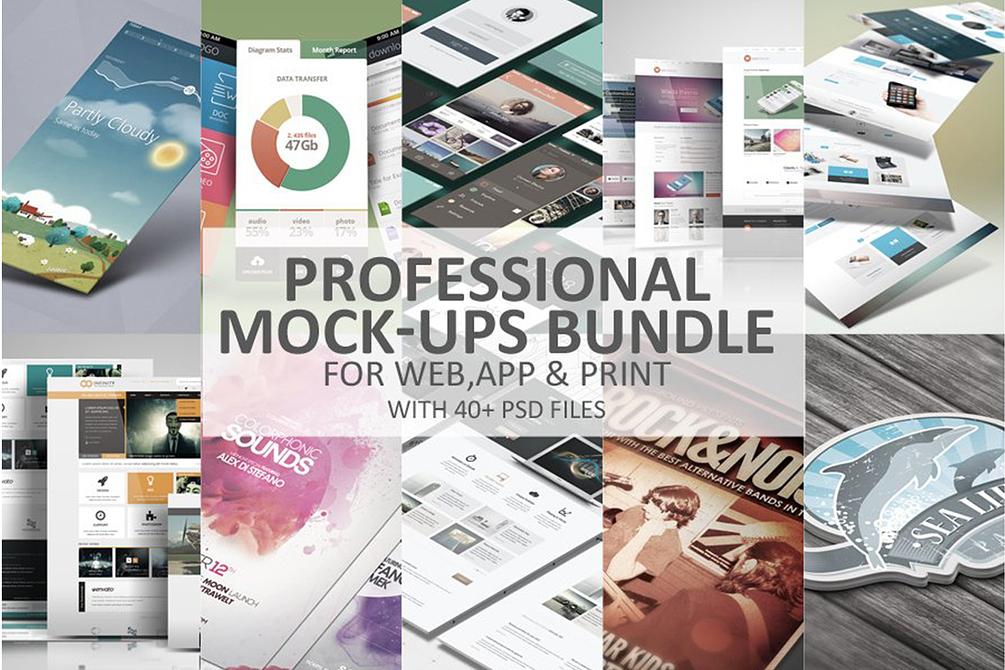 Professional Mock-Ups Bundle