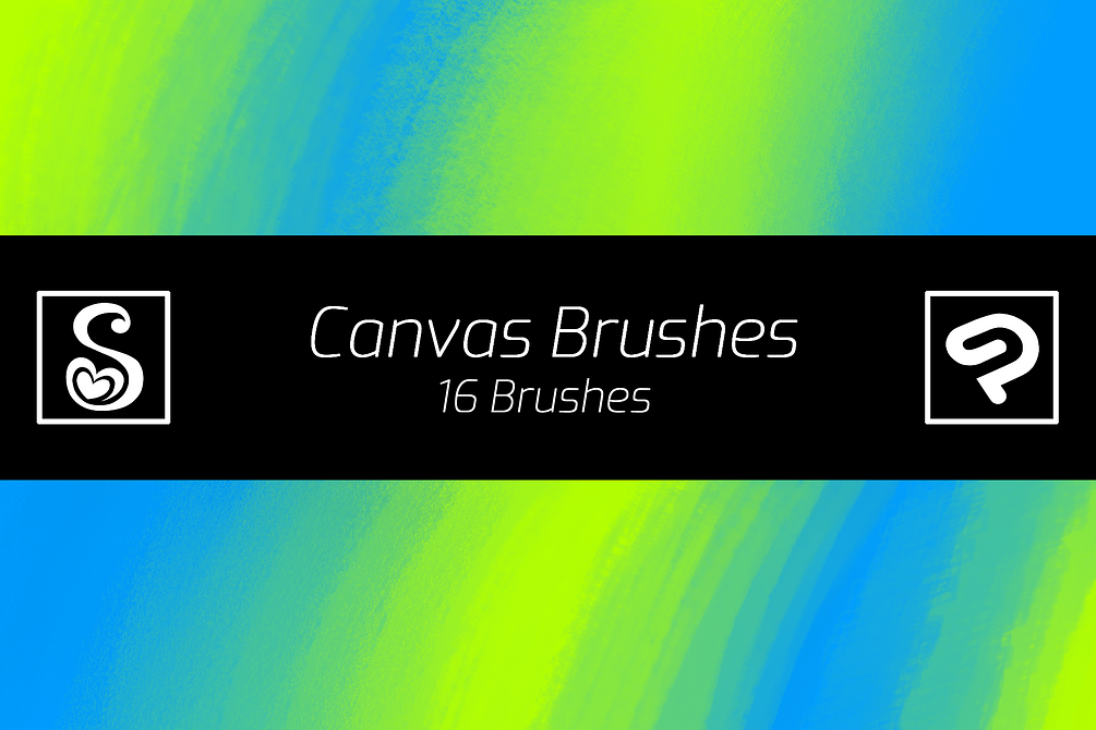 Canvas Brushes - 16 Brushes