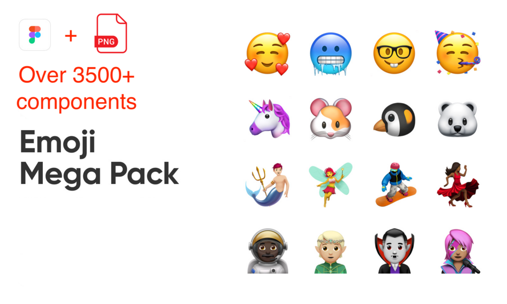 Emoji Figma + PNG Icon Pack