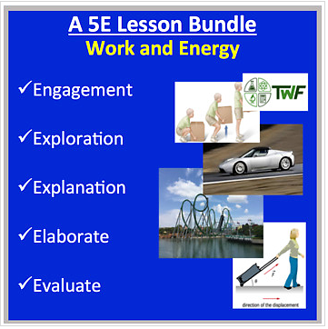 Work and Energy - 5E Lesson Bundle