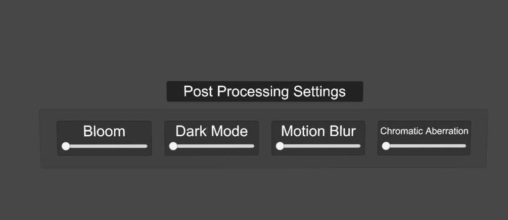 VRC: Post Processing UI