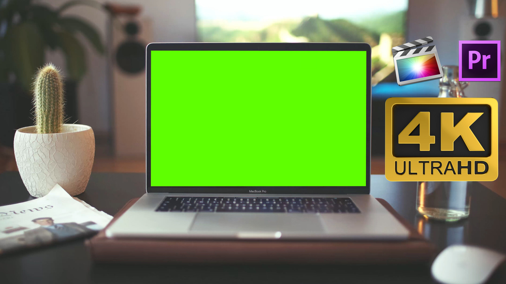 Apple Macbook Air - Green Screen Footage Free 4K