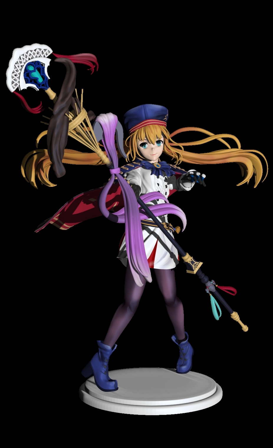 Artoria Pendragon 3D Model figure ZPR file