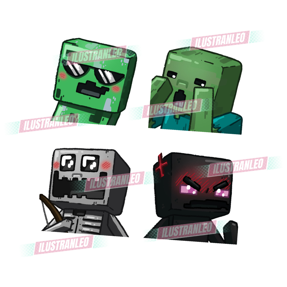 "Minecraft" - Emote Pack