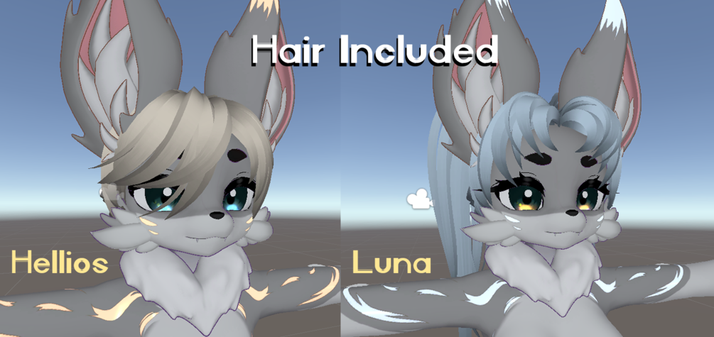 Luna and Hellios (Avatars for VRChat)
