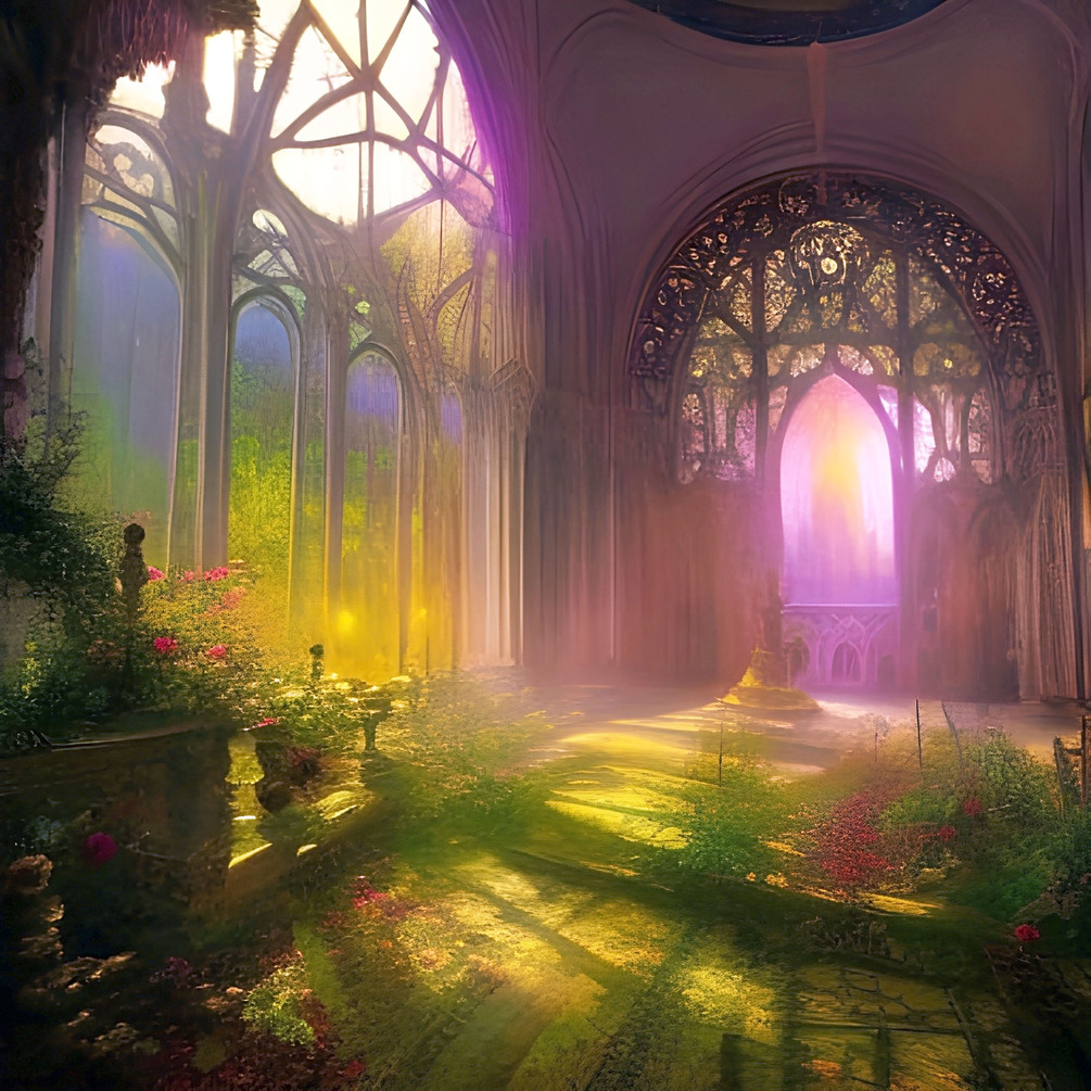 Magic palaces and interiors - 202303091.