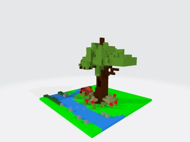 blocky tree