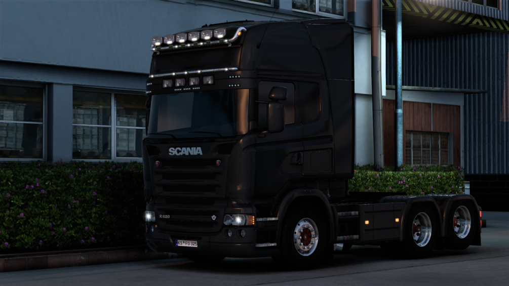 [ETS2] Scania RJL 4 Spot Visor Deep (White)