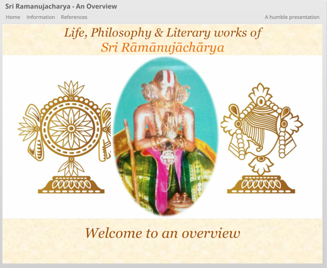 Sri Ramanujacharya - An Overview (Philosophy)