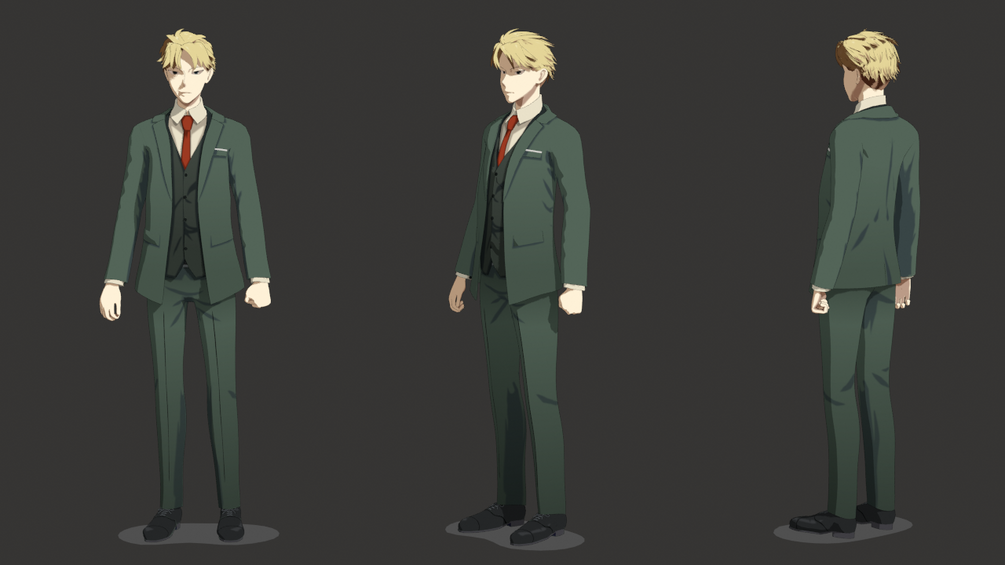 Loid Forger 3D Model (Blender/FBX)