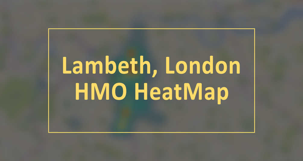 Lambeth, London - HMO Heat Map