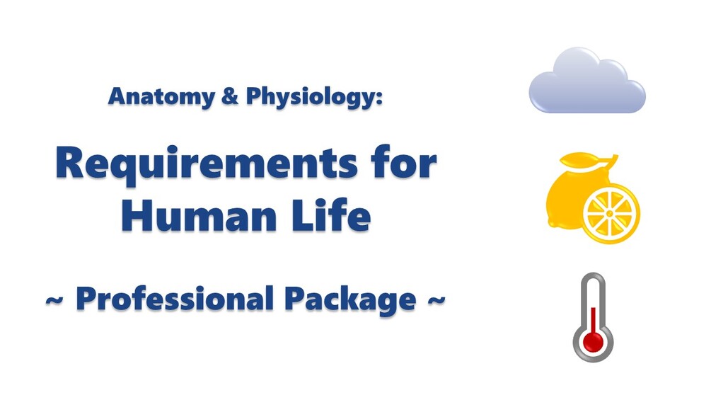 Requirements for Human Life - Professional Package
