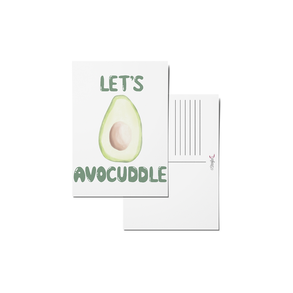 Postcard "Avocuddle"