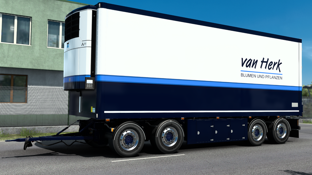 Custom Sideskirts with Toolbox for Trailers