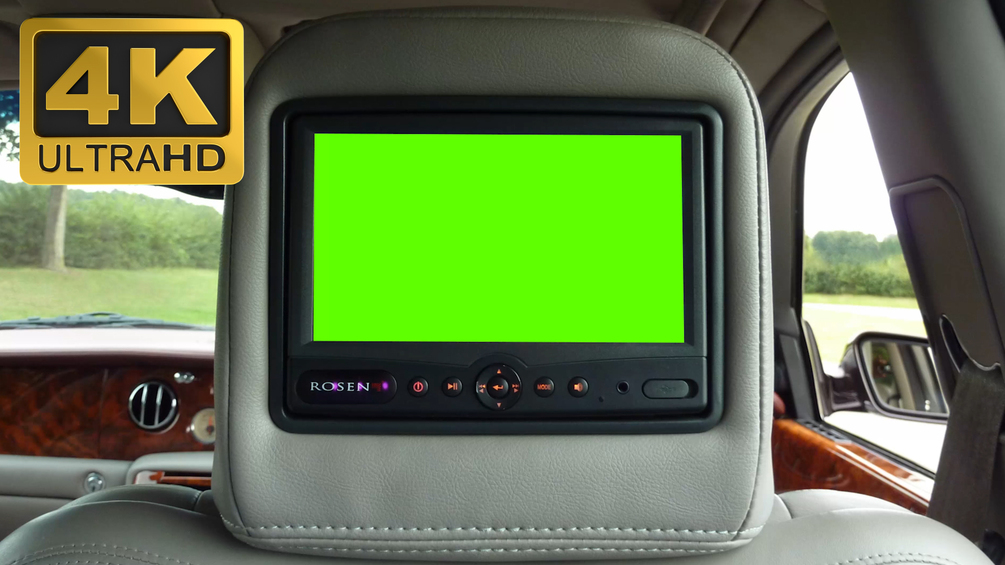 Inside Car Screen - Green Screen Footage Free 4K