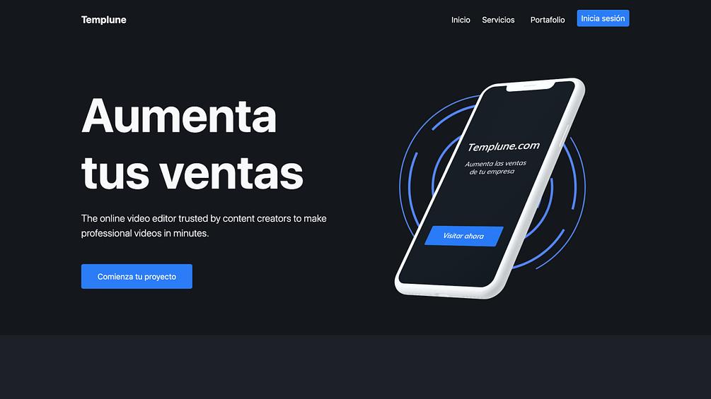 Hero dinámico con html, css y js