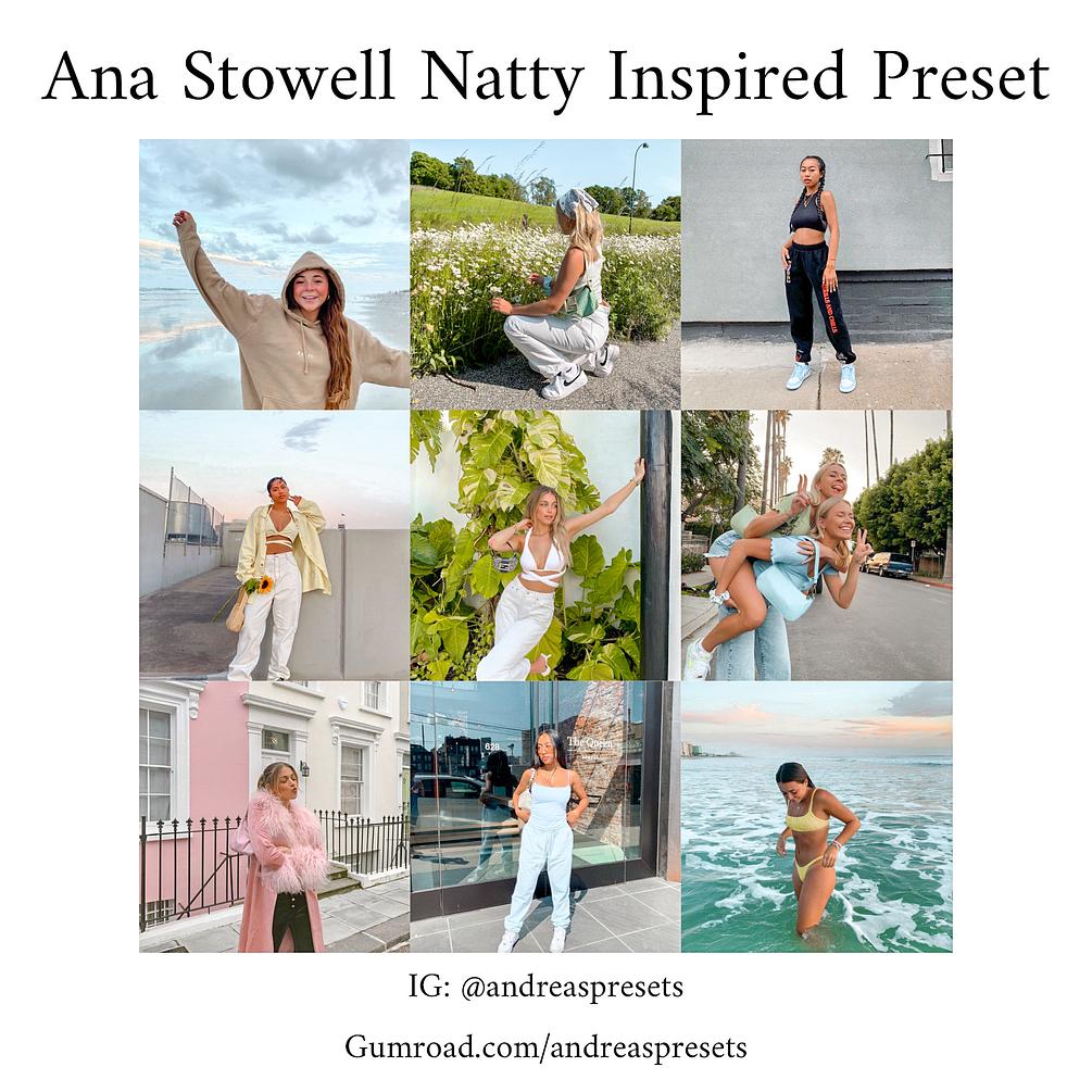 Ana Stowell Natty Inspired Preset