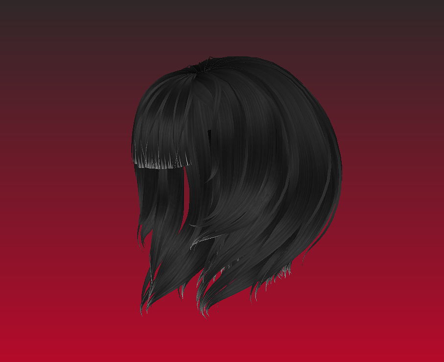 Short Demon Hair - Commercial Use