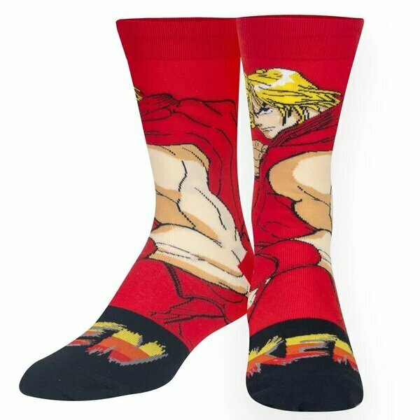Unisex Street Fighter Ken Socks