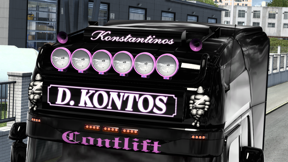 Roof Accessories Pack for Scania RJL