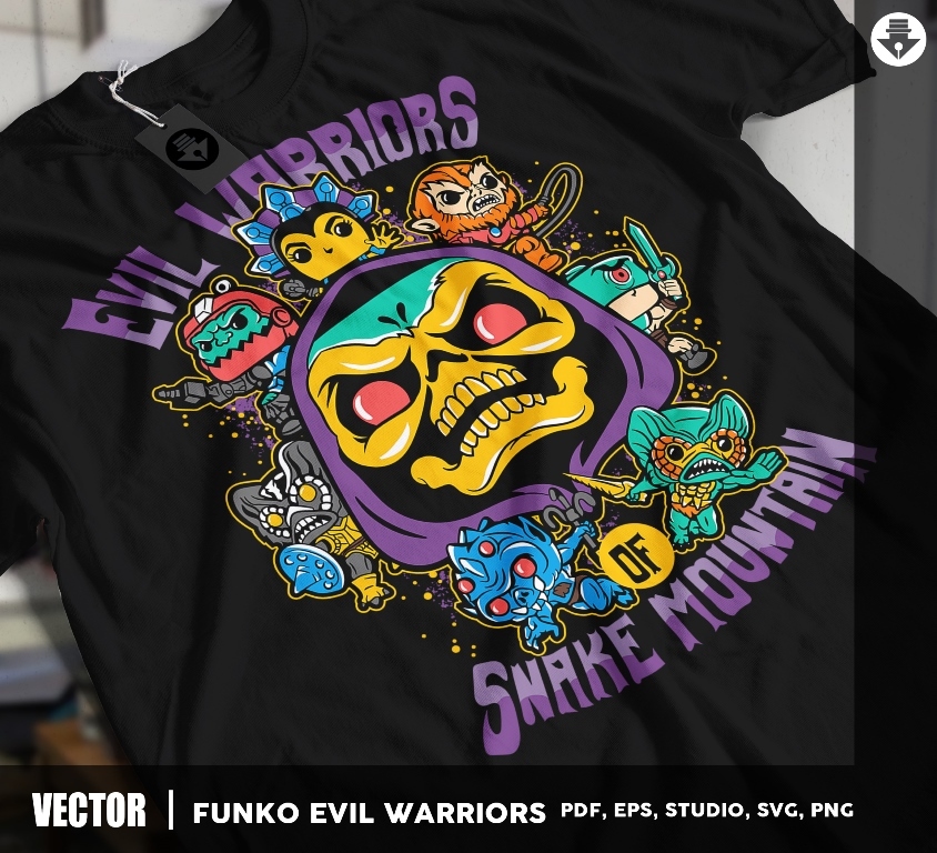 Vector Funko Evil Warriors