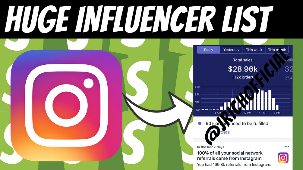 HUGE Influencer List