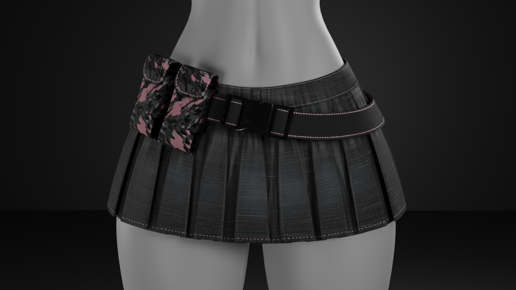 Pleated Skirt Commercial Use