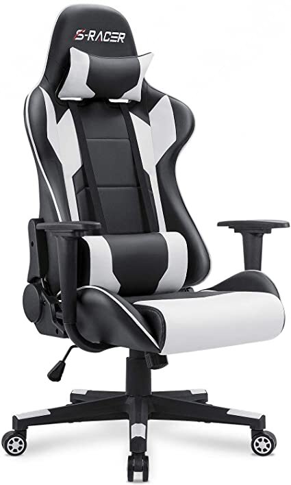 White S-Racer Gaming Chair