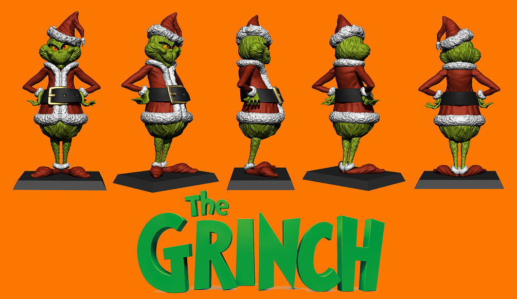 The grinch 3D Print Stl