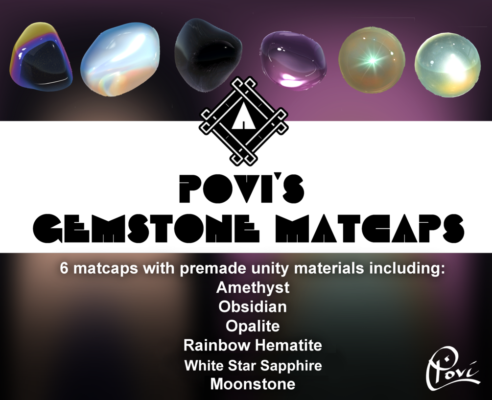 P0VI's Stone Matcaps for VRChat