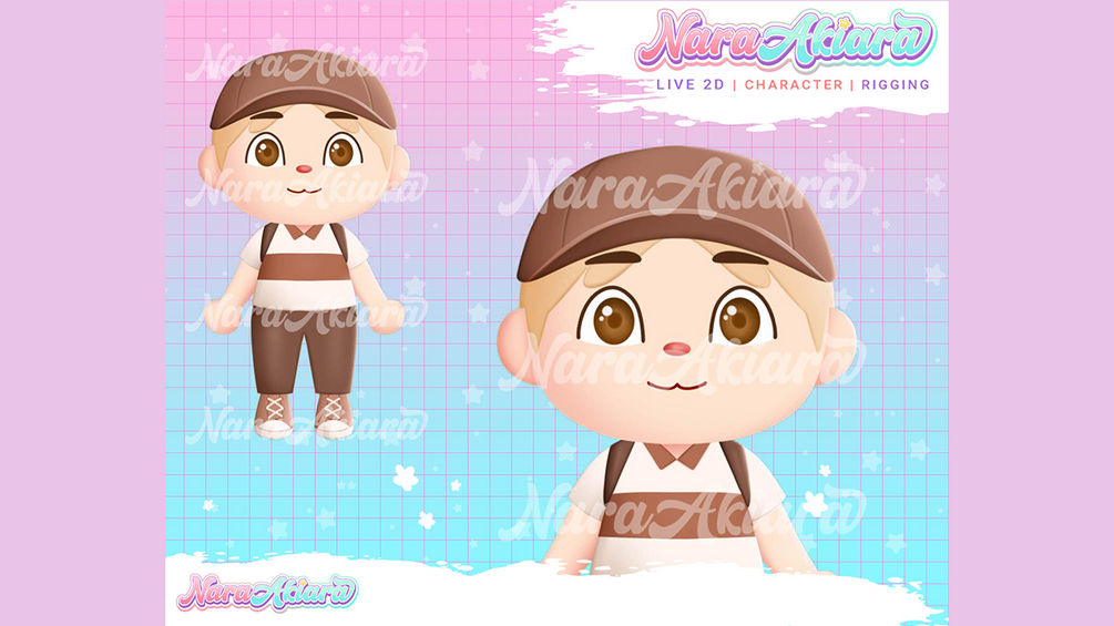 Live2d Vtuber Cartoon Male 1